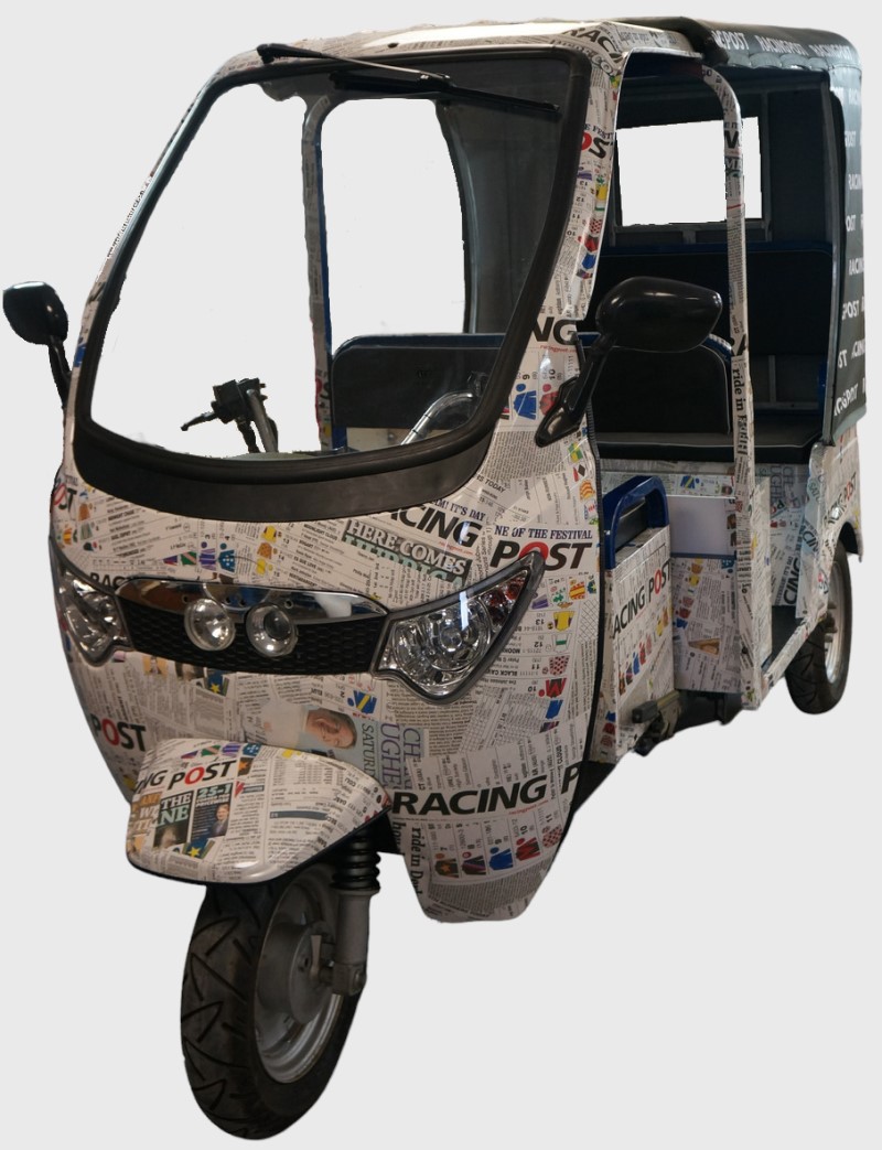 Branded promotional tuk tuk for activations & events | Promohire