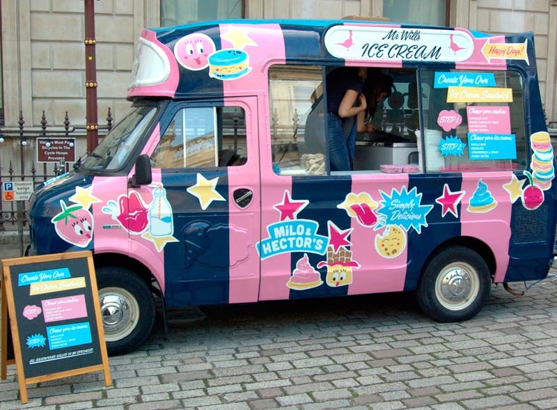 Ice cream van hire for marketing & brand activations | Promohire